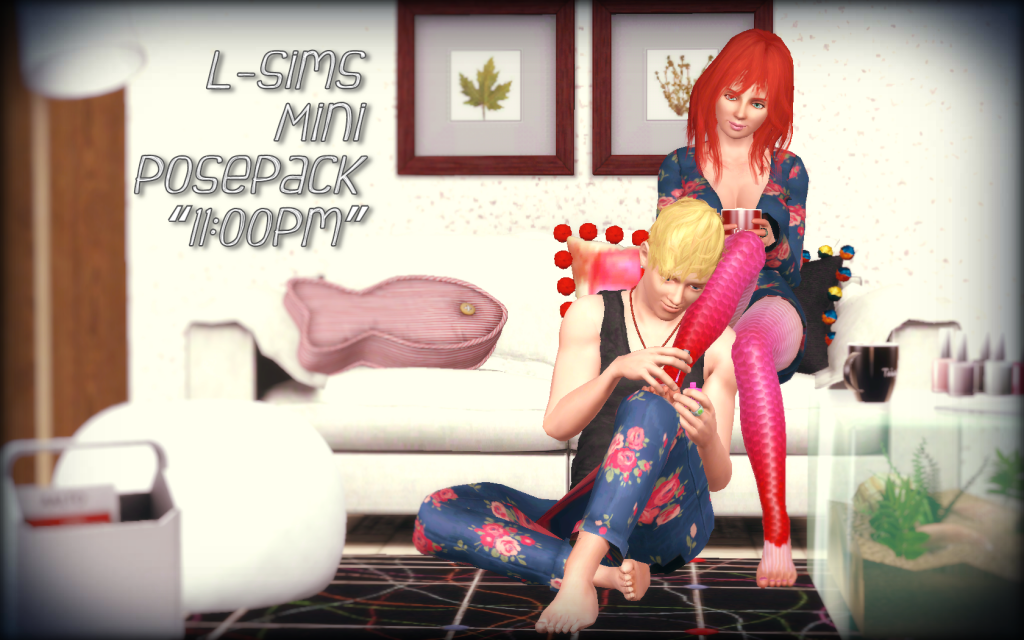 [TS3]Mini PosePack “11:00PM” | L-Sims