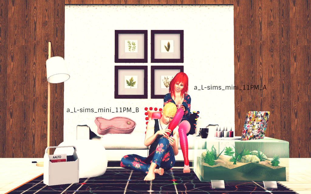 [TS3]Mini PosePack “11:00PM” | L-Sims