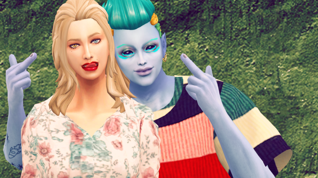 TS4 Vampire Dark Form CAS Challenge | L-Sims
