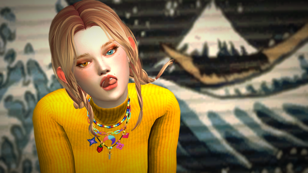 [DL]TS4 Forked tongue PosePack | L-Sims